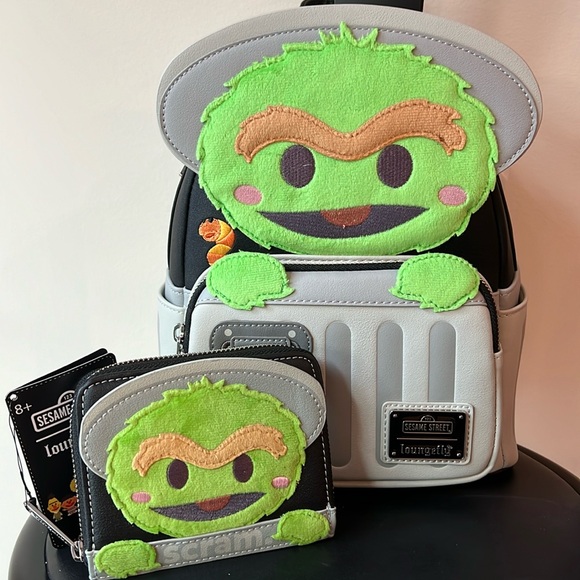 Loungefly | Bags | Loungefly Seaworld Parks Sesame Street Oscar Mini ...